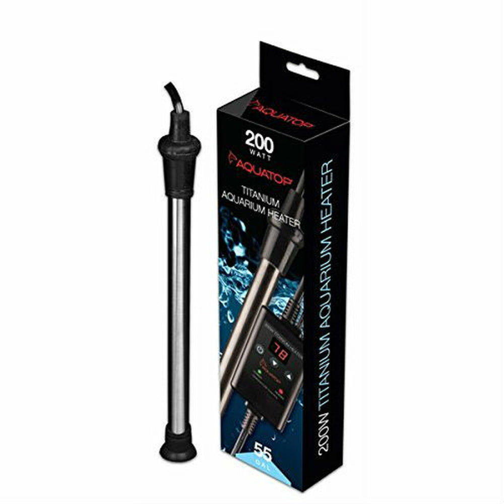 Aquatop 200 Watt Titanium Heater with Controller — Corals Unlimited